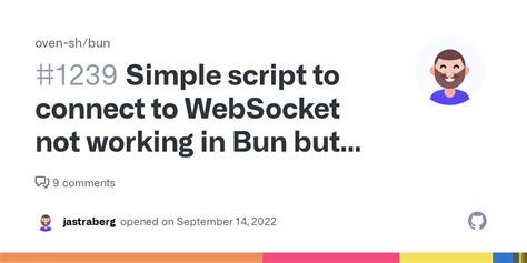 Simple Script To Connect To Websocket Not Working In Bun But Working In Node · Issue 1239