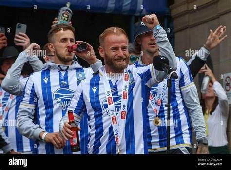 Barry Bannan 10 Of Sheffield Wednesday As Sheffield Wednesday Celebrate Promotion In The City