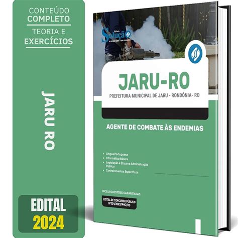 Apostila Prefeitura De Jaru Ro 2024 Agente De Combate às Endemias