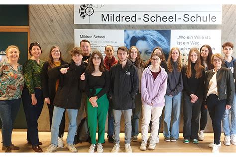 Besuch Aus Frankreich Mildred Scheel Schule