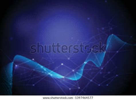 Vector Illustration Moleculeconnected Lines Dots Technology Stock Vector Royalty Free