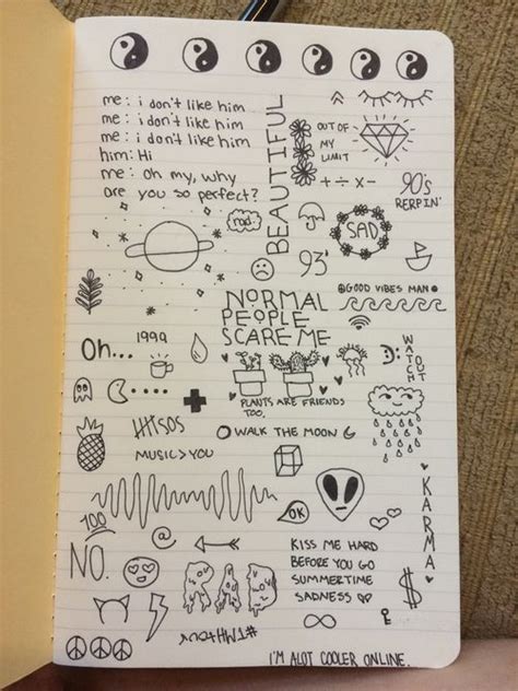School Notebook Doodles Tumblr
