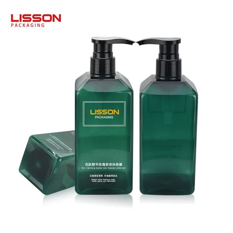 Oemodm Custom 500ml Green Color Square Plastic Pet Shapoo And