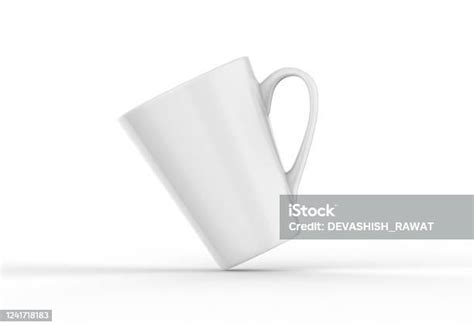 커피 또는 차 컵 모형 템플릿 고립 된 흰색 배경에 빈 머그잔 3d 일러스트 0명에 대한 스톡 사진 및 기타 이미지 0명 3차원 형태 공란 Istock