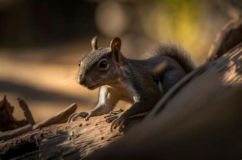 Premium Ai Image Art View On Wild Nature Cute Red Squirrel Neural Network Ai Generated