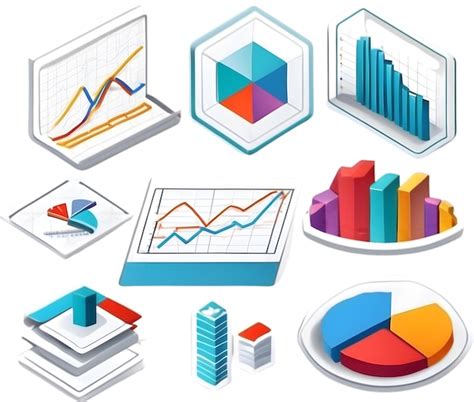 Chart Illustration Collection Infographic Vector Set Data Visualization Design Elements Graphs