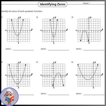 Mastering Quadratic Functions Comprehensive Graphing Worksheets For High Babe