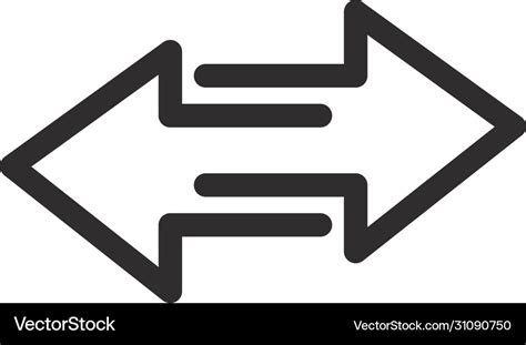 Arrows Facing Opposite Directions Two Way Arrows Opposite Direction