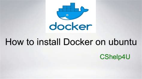 How To Install Docker On Ubuntu 16 Youtube