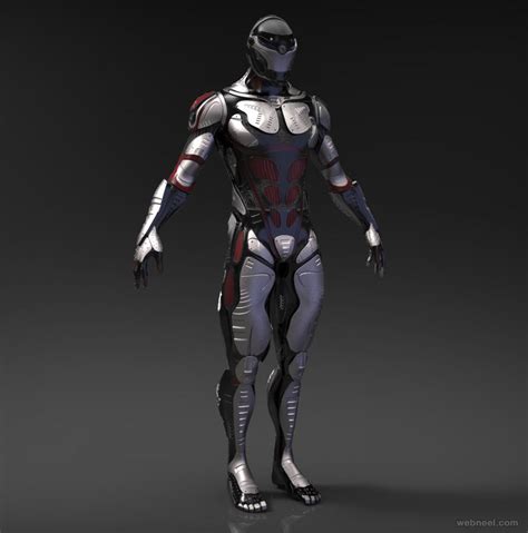 50 Best 3d Robot Character Designs And Futuristic 3d Models