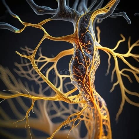 Visualization Of Neural Connections In The Brain Unveiling A Complex Web Of Interwoven Neurons