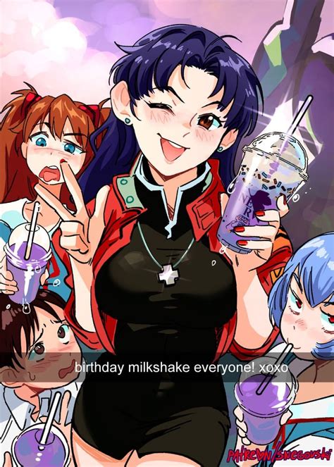 Souryuu Asuka Langley Ayanami Rei Ikari Shinji And Katsuragi Misato