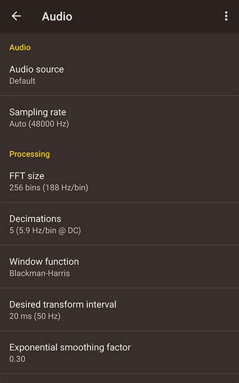 Spectroid 实时音频频谱分析仪 [android] 小众软件