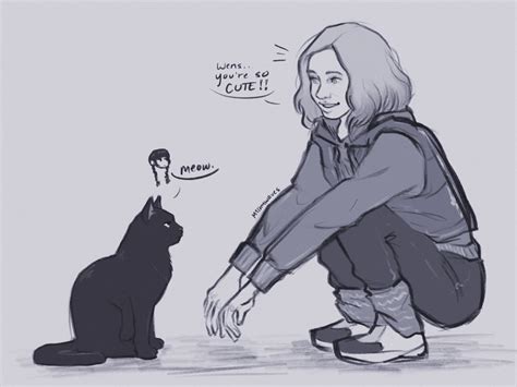 Wednesday And Enid By Magyishart Rwenclair