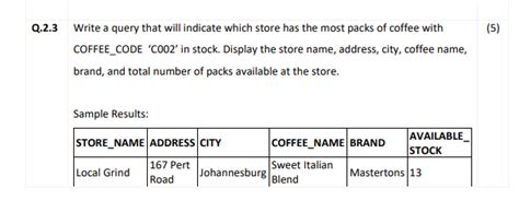 Solved This Question Relates To Creating And Altering
