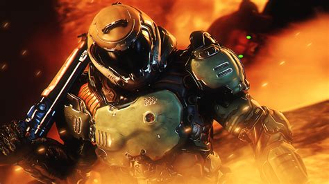 Doom Slayer Wallpapers Top Free Doom Slayer Backgrounds Wallpaperaccess