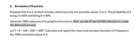 Solved Suppose That X Is A Random Variable Which Has Only