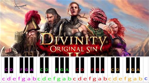Divinity Original Sin 2 Main Theme Piano Letter Notes