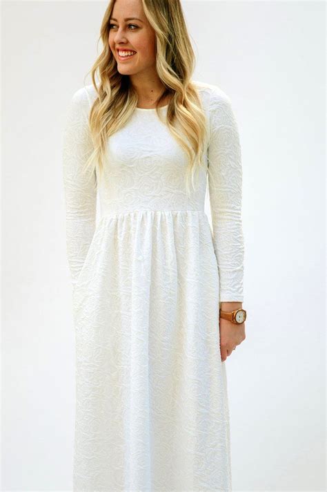 Floral Temple Dress Temple Dress Temple Dress Pattern Lds Temple Dress