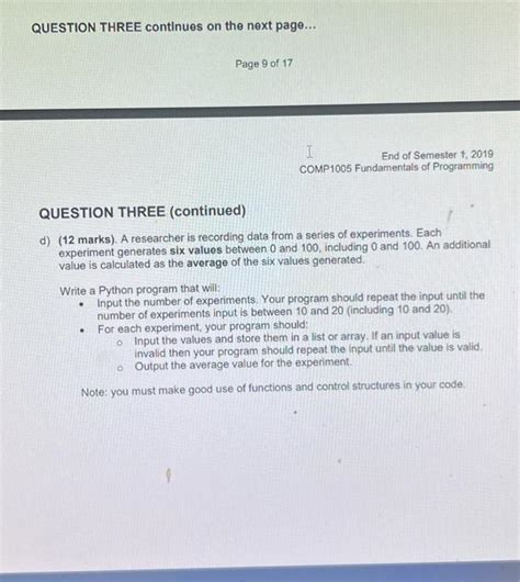 Solved Question Three Total20 Marks Functions And