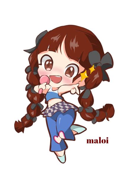 Chibi Bini Limited Edition Digital File Maloi Etsy