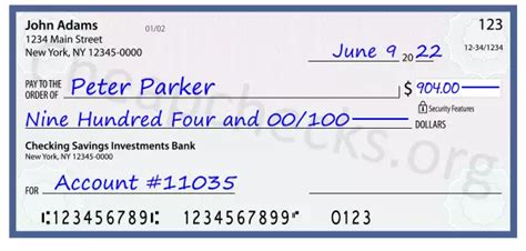 How To Write A Check For 904 Dollars Cheap Checks
