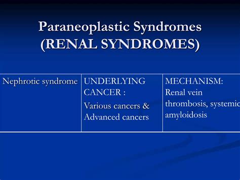 Paraneoplastic Syndromes Ppt