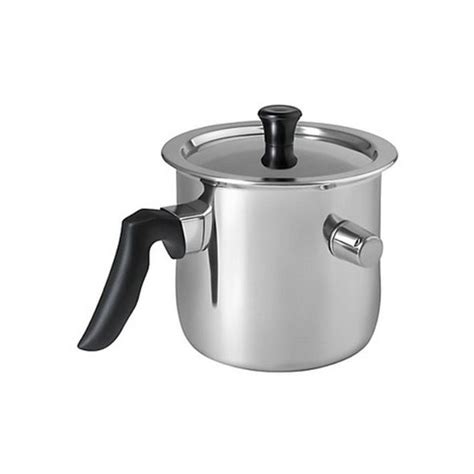 Тенджера за мляко от неръждаема стомана с капак 2 литра Imperial Hrmp2 Emag Bg