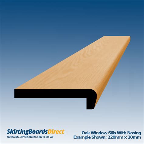 Oak Window Sills With Nosing Skirting Boards Direct