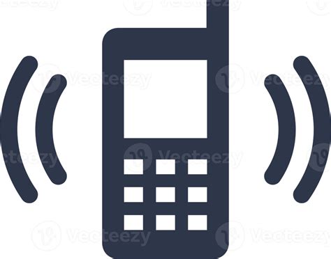 Ringing Phone Simple Icon Smartphone Ringing Sign Smartphone Or