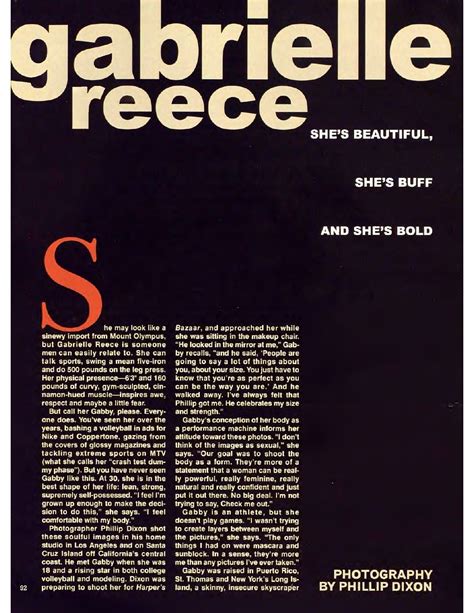 Naked Gabrielle Reece In Playbabe Magazine