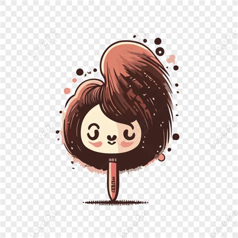 헤어 브러시 벡터만화클립 아트상표 Png 일러스트 무료 다운로드 Lovepik