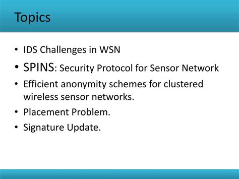 Ppt Intrusion Detection System Wsn Powerpoint Presentation Free Download Id 1009200