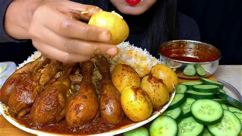 Asmr Eatingchicken Leg Recipes Chicken Leg Curry Recipe Salad And