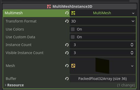 Unable To Get The World Position Of Each Multimeshinstance3d Instance