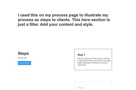 Simple Vertical Scroll With Sticky Elements Webflow