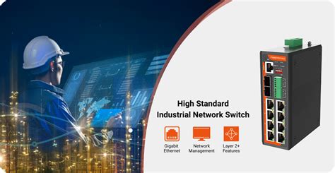 Switch Industrial Serial Peste Ethernet Cu 12 Porturi Fiberroad