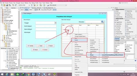 Membuat Form Master Data Kategori Dengan Java Part 2 Javatech Solution