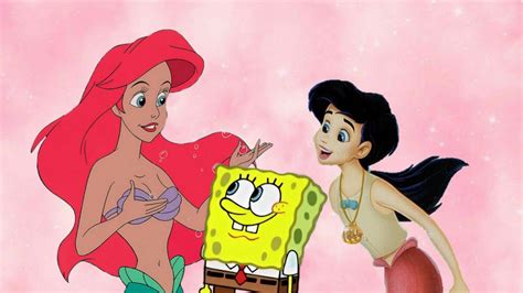 Ariel Melody And Spongebob By Kosejhesi On Deviantart
