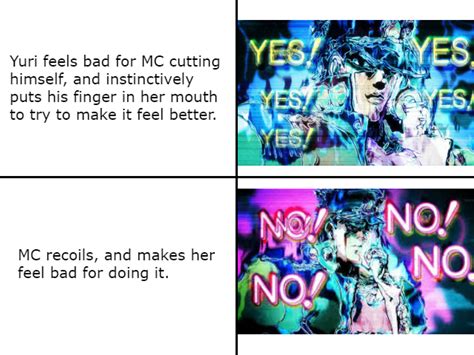 [spoiler] [fun] My Reactions To The Yuri Date R Ddlc