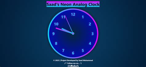 github saad muhammad01 neon analog clock i ve skillfully designed an