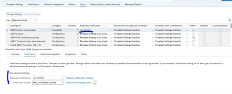 Sap Focused Run Alert Management Overview