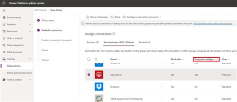 Connector Endpoint Filtering Preview Power Platform Microsoft Learn