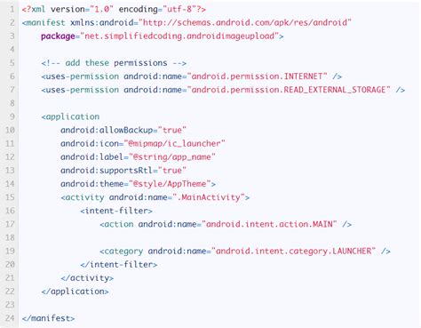 Android How To Merge These Two Androidmanifest Files Stack Overflow