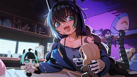 Elfinpsyop Indie Virtual Youtuber Absurdres Commentary Commission