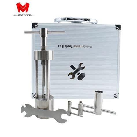 치과 의사 장비 핸드피스 수리 키트 세트 유지 보수 도구 상자 저속 에어 모터 콘트라 앵글 스트레이트 Aliexpress