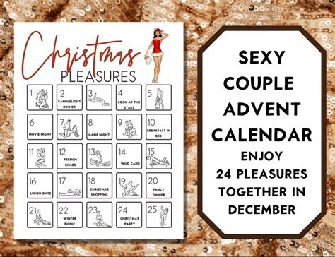 Romantic And Sexy Advent Calendar Sex Games Sexy Games Adult Advent Calendar Naughty T