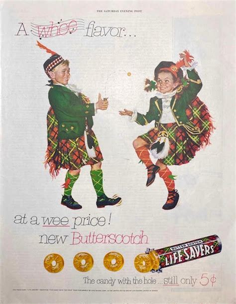 Life Savers 1952 Ad A Wee Flavor… At A Wee Price Bamboo Trading
