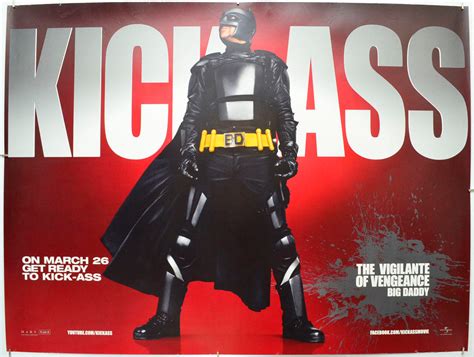 “kick Ass” Big Daddy Teaser Advance Version Original Quad Poster