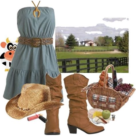 Farm Girl Style Girl Fashion Clothes Design Farm Clothes